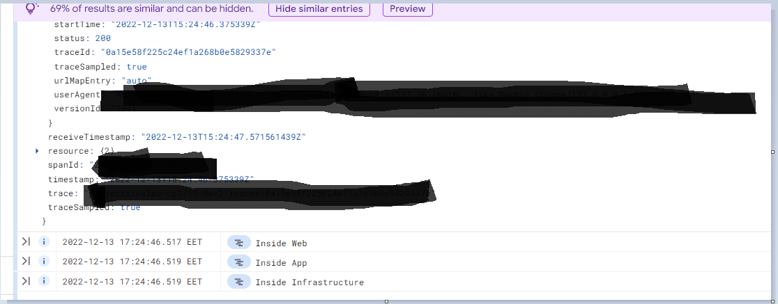 Logs are displayed twice · Issue #1387 · GoogleCloudPlatform/spring-cloud-gcp · GitHub