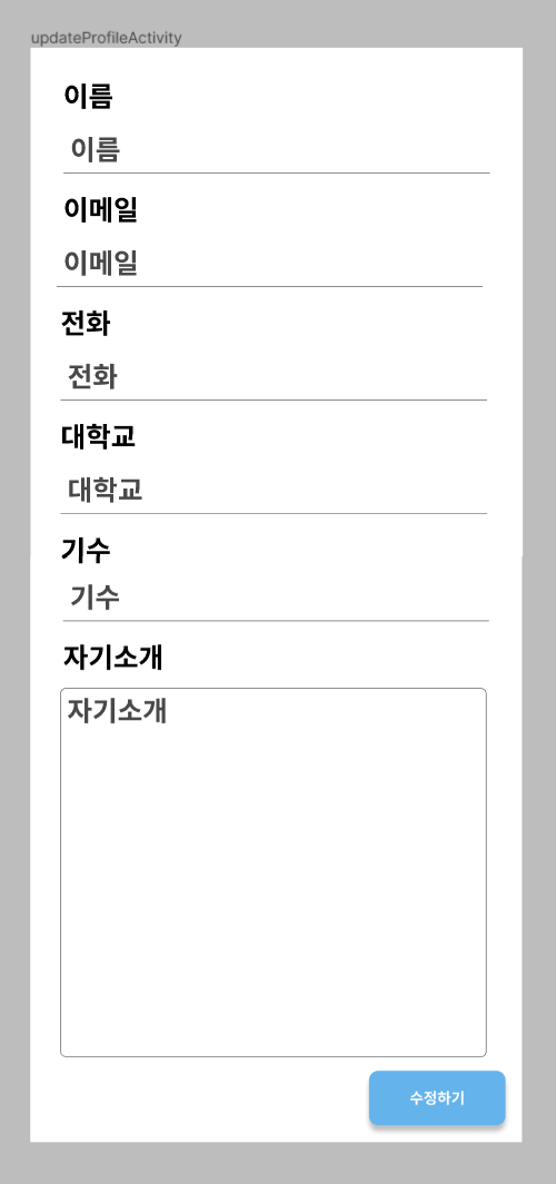 [도움요청 & 질문] 프로필 수정 페이지 기능 수정 및 삭제 고려 · Issue #10 · Team-Crackdown/TAVE-Android · GitHub