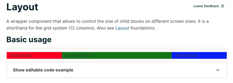 Alpha Incorrect Size Of Layout Component In Brand Theme 