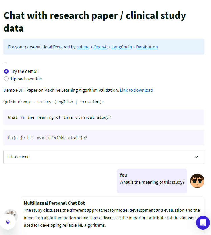 Github Vrda23 Voice Chat With Research Paper This Repo Contains Python Code That Was Created