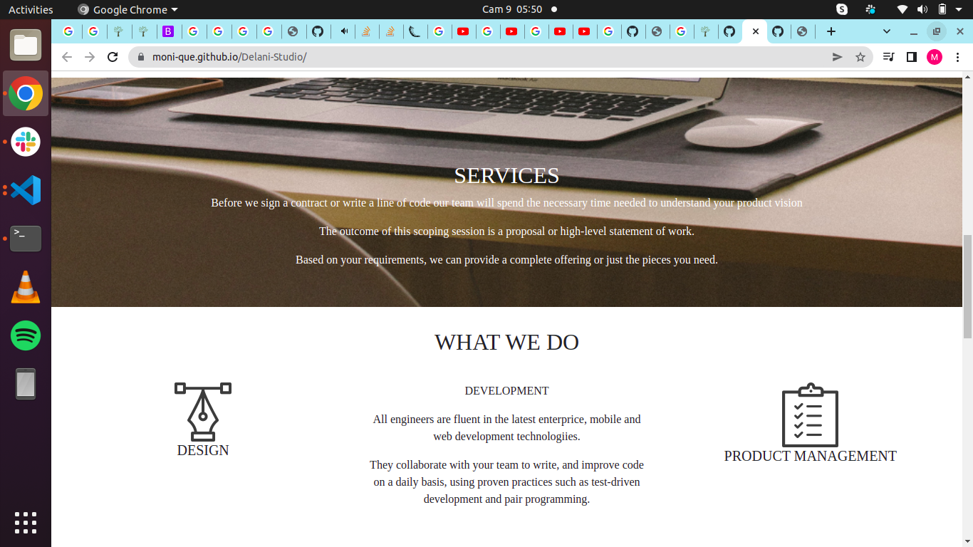 GitHub - Moni-que/Delani-Studio: This is a simple landing page for ...