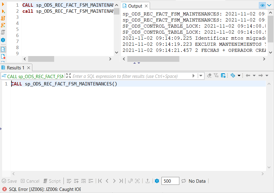 Live Execution log output for Stored Procedures · Issue #14396 ...