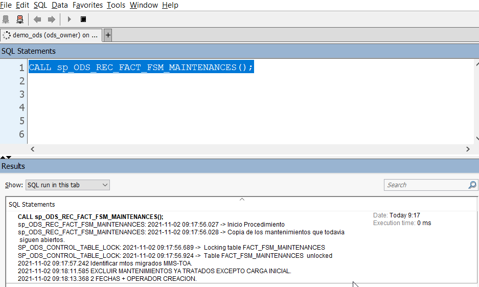 Live Execution log output for Stored Procedures · Issue #14396 ...