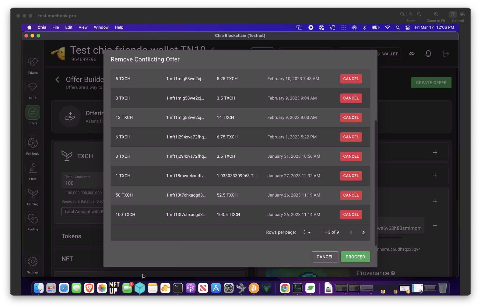 [Bug] offer conflict screen shows offers in the list that shouldn't be listed · Issue #1619 ...