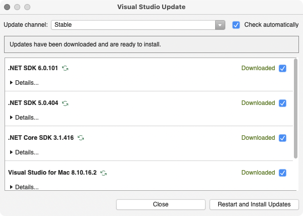 Visual Studio for Mac / .NET SDK / Xamarin.* のアップデート · Issue #615 · cocoa-mhlw/cocoa · GitHub