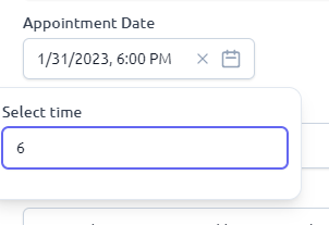 I can't select time when change $datetime ! (Datetime Picker) · Issue ...