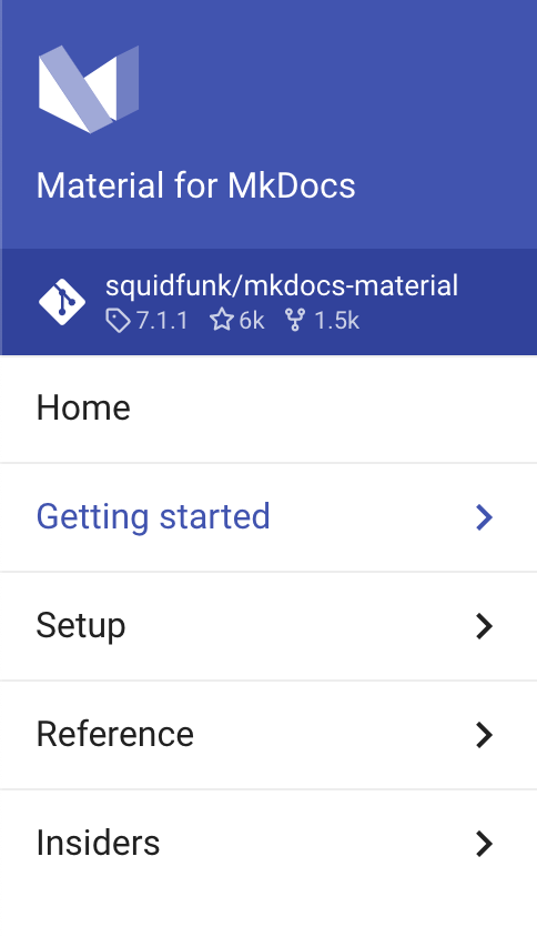 Change left navigation menu title with a simple variable · Issue #2550 · squidfunk/mkdocs ...