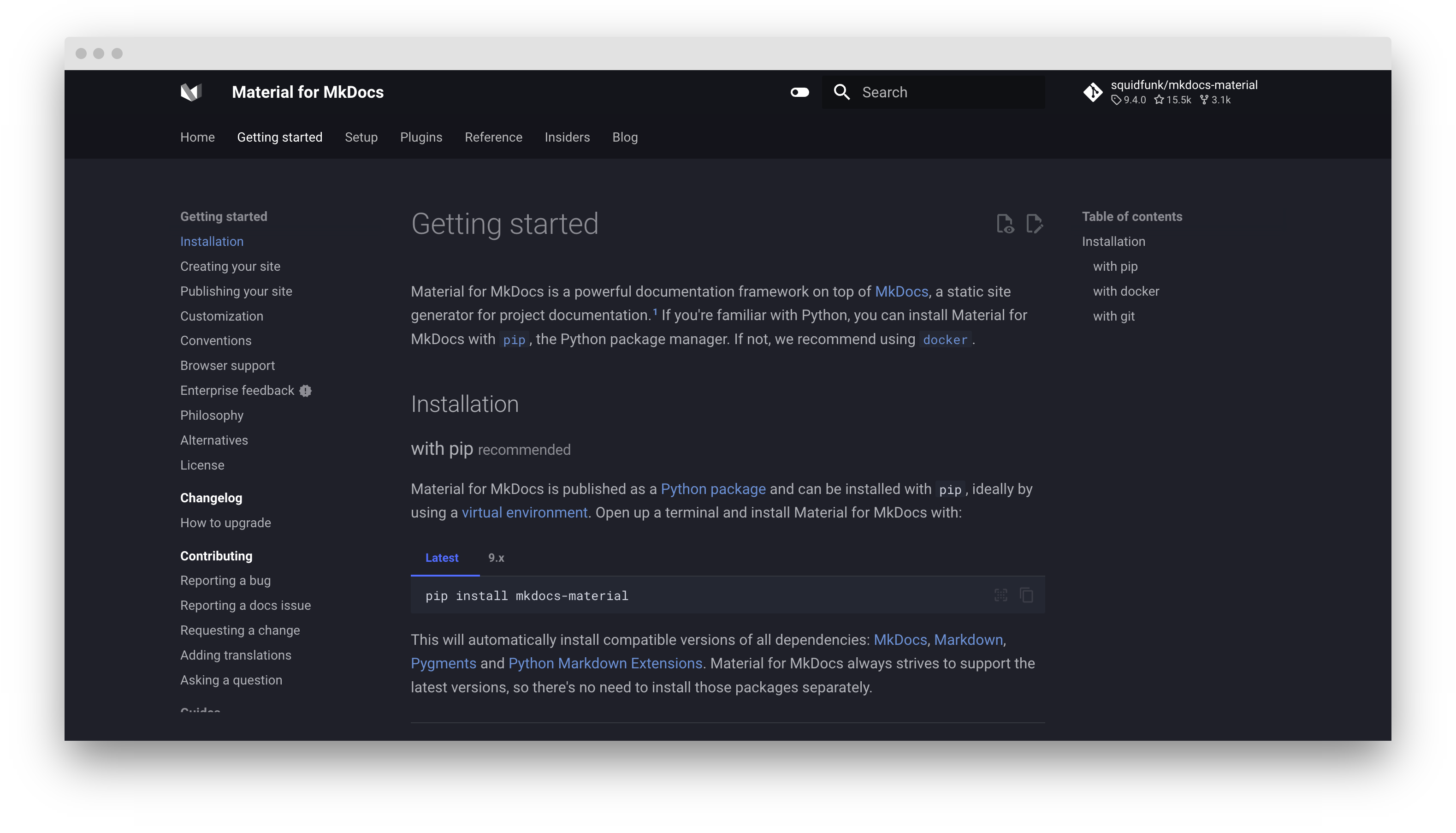 New Darker Slate Theme Feels Like It Lacks Contrastreadability · Issue 6061 · Squidfunkmkdocs