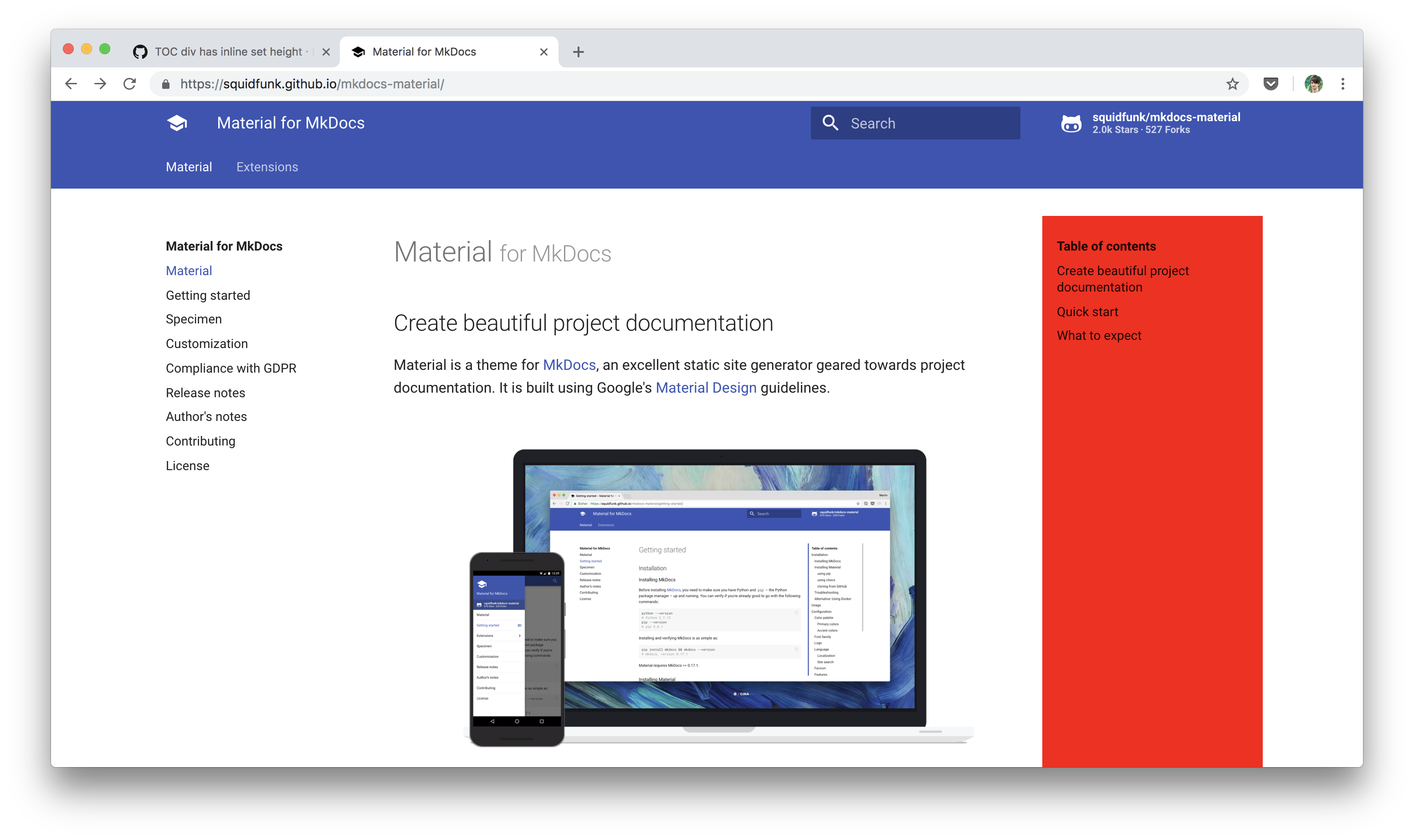TOC div has inline set height · Issue #990 · squidfunk/mkdocs-material · GitHub