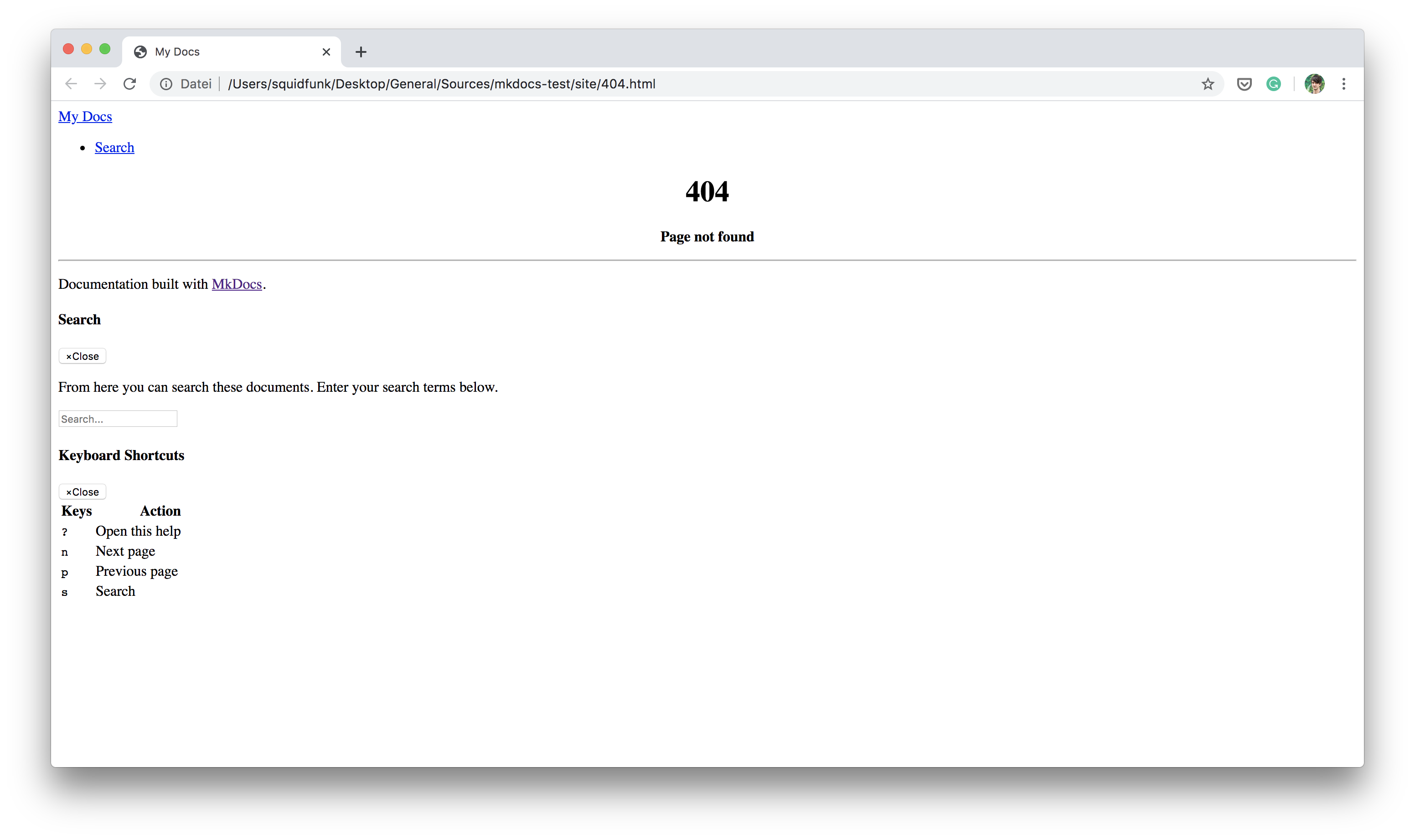 404.html looks incorrect · Issue #1550 · squidfunk/mkdocs-material · GitHub