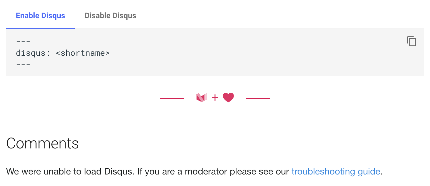 Enable Disqus Only In One Page · Issue 1826 · Squidfunkmkdocs Material · Github 3594