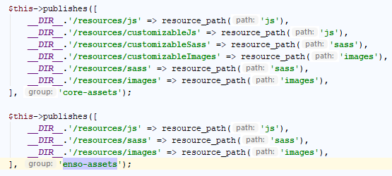 Faulty vendor:publish command · Issue #153 · laravel-enso/enso · GitHub