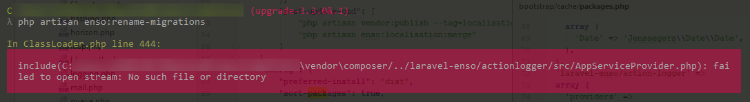 Missing 33 Upgrade Steps Composer Dump Autoload · Issue 229 · Laravel Ensoenso · Github 9981