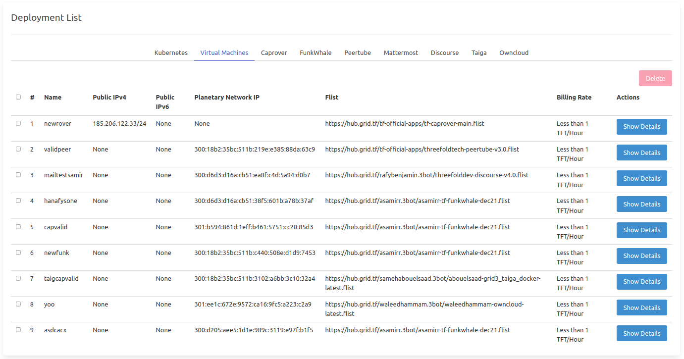 Deployment list is inconsistent with it's returned result · Issue #535 · threefoldtecharchive ...
