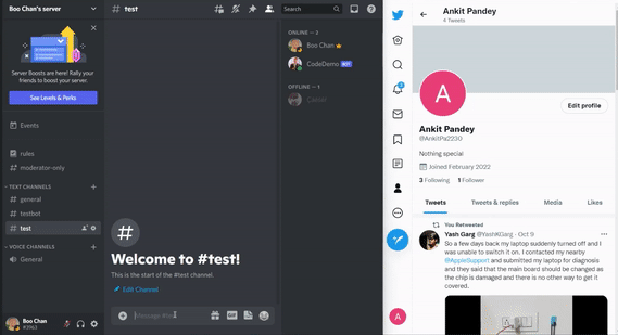 GitHub - thisisankit01/TweetBot: The application basically read our input from discord when we ...