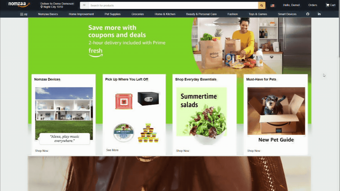 GitHub - JDVien/nomzaa: an Amazon clone for aA capstone project