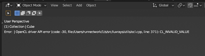 Blendluxcore 2.61 Mac OpenCL driver API error Blender 3.1.2 · Issue #764 · LuxCoreRender ...