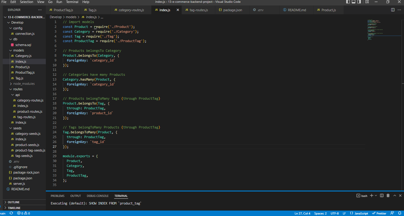 GitHub - judy-martinez/e-commerce-backend-project