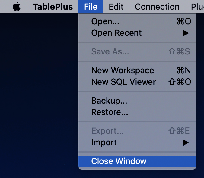 Provide a shortcut to close the current window, and not just the ...