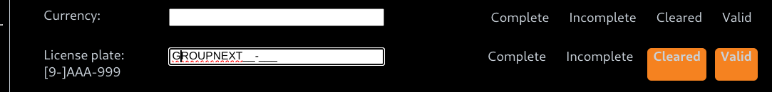 When User Press Shift Alt Alt Shift Key In The Field Can Input Characters With Restricted