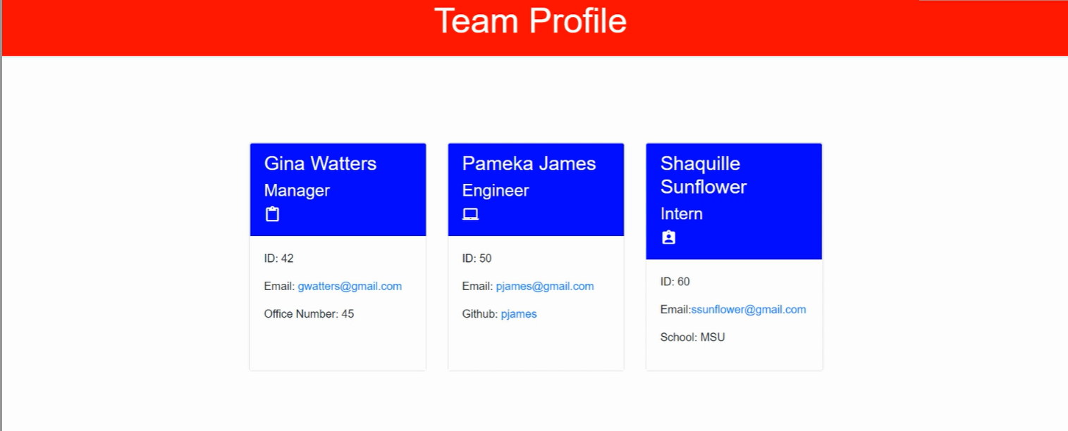 GitHub - Sdott3/Team-Profile-Generator