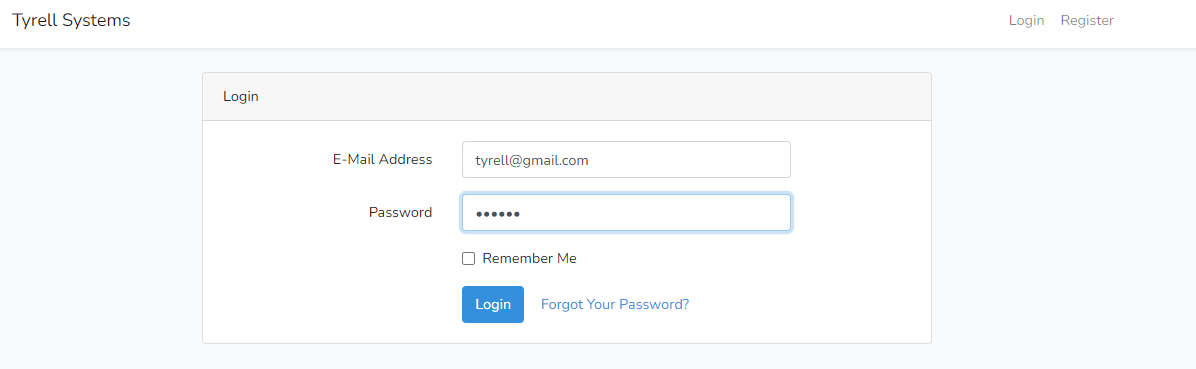 GitHub - fiqahalim/tyrell-systems-codes: Laravel 7 - Programming Quiz (31 Jan 2023)