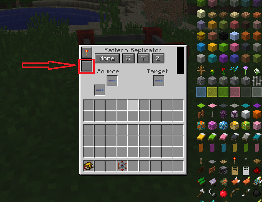Using an unconfigured Pattern Replicator crashes client and breaks world · Issue #1463 ...