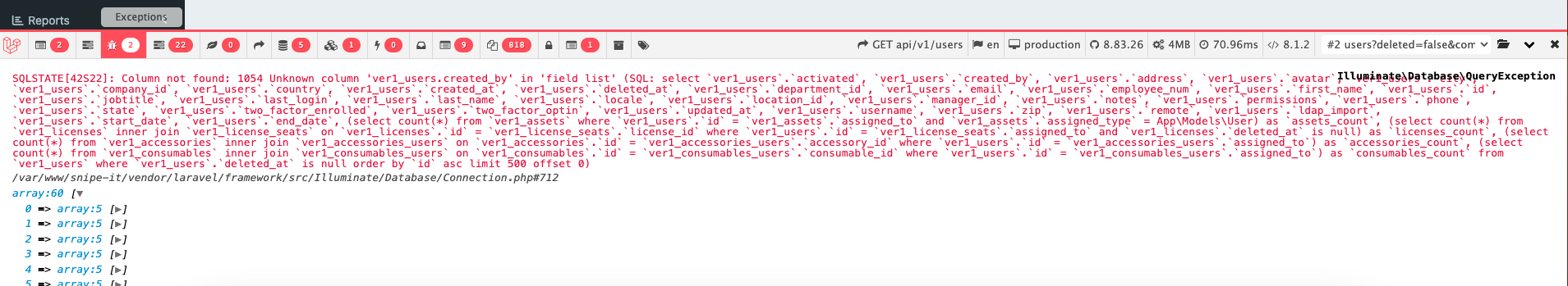 Peopleuser Page Blank 500 Internal Error On Direct Link To User · Issue 12267 · Snipesnipe It 