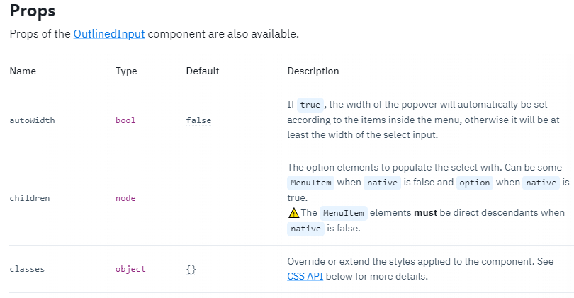 Feature Request Add Type Column To Docspage · Issue 21054 · Storybookjsstorybook · Github