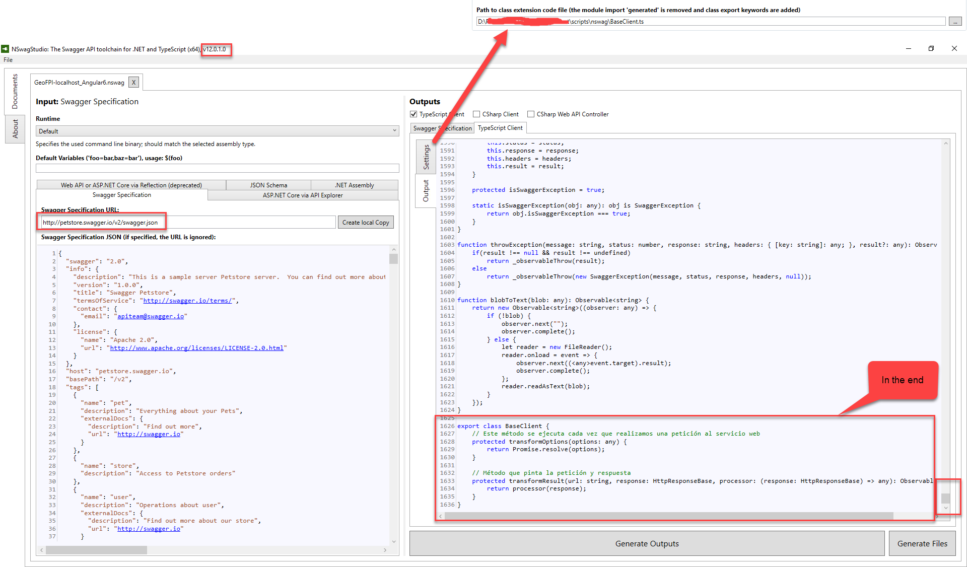 Error TS2449: Class 'BaseClient' used before its declaration · Issue #1769 · RicoSuter/NSwag ...