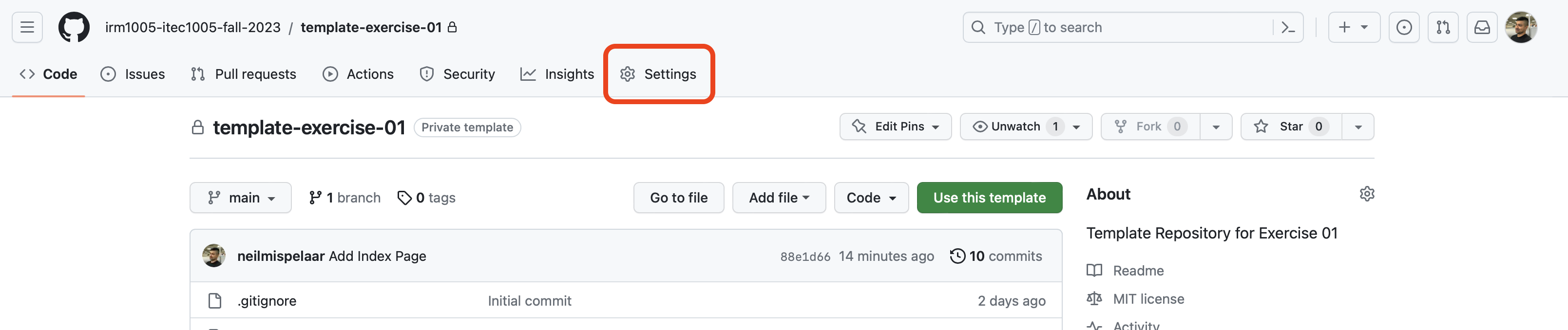 How do I turn on GitHub Pages? · irm1005-itec1005-fall-2023 · Discussion #4 · GitHub