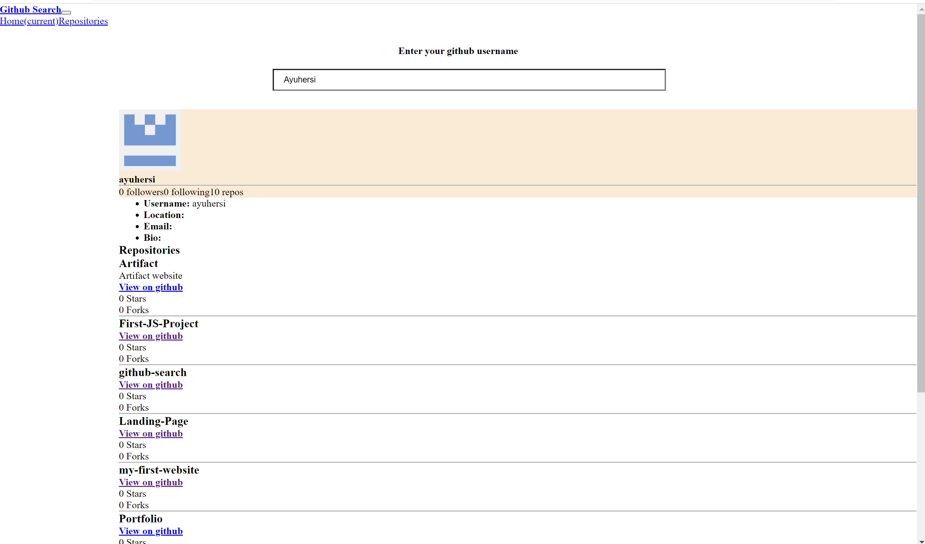 GitHub - ayuhersi/github-search