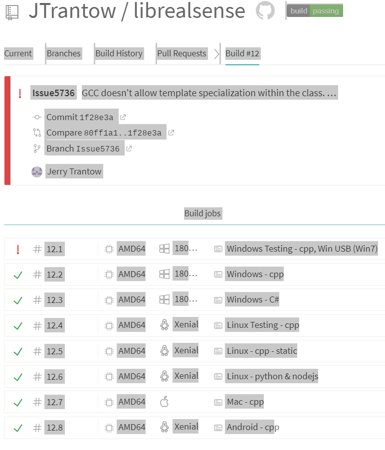 Best practice for Windows build PR? · Issue #7708 · IntelRealSense/librealsense · GitHub