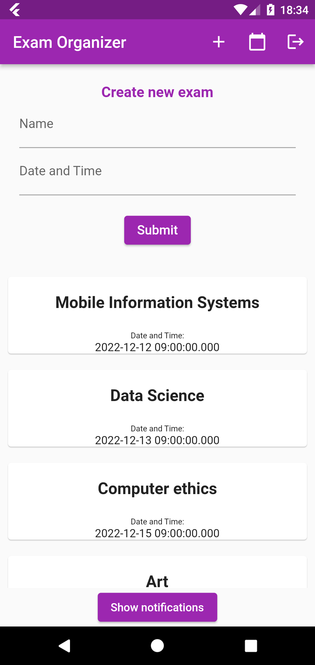 GitHub - IvanaGeorgievaa/exam_scheduler