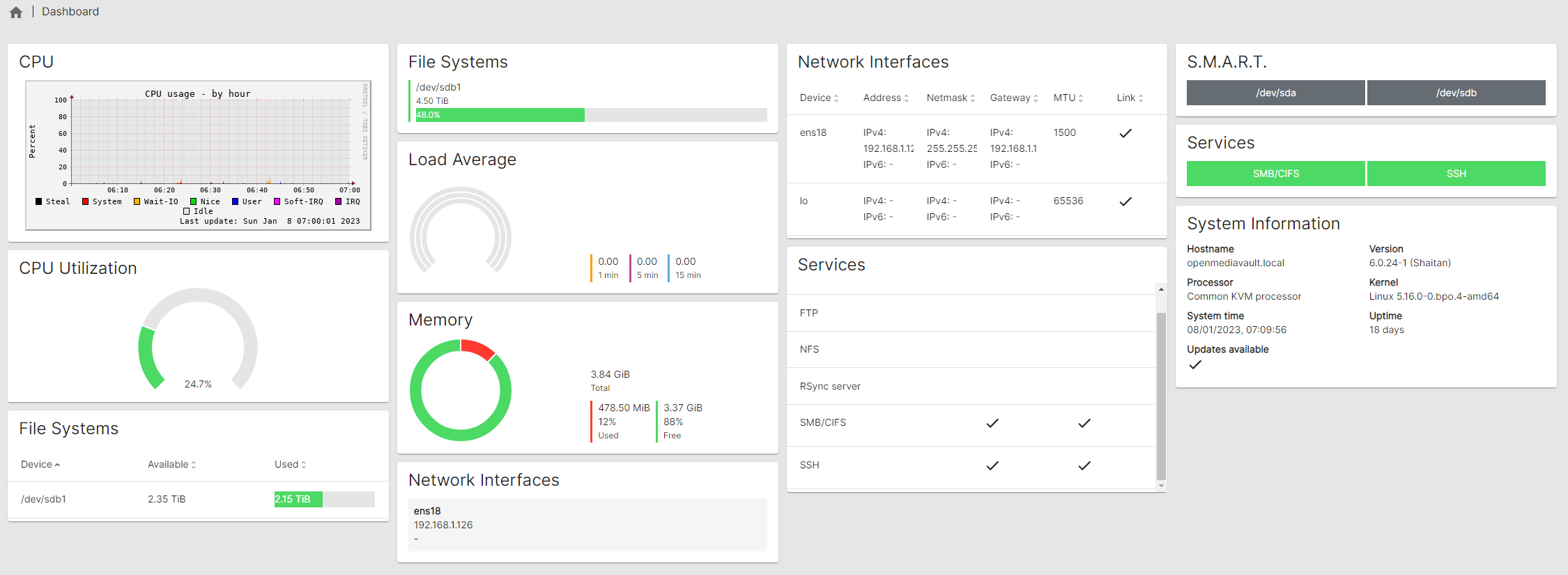 [Feature Request] OpenMediaVault Service Widget · Issue #782 · gethomepage/homepage · GitHub