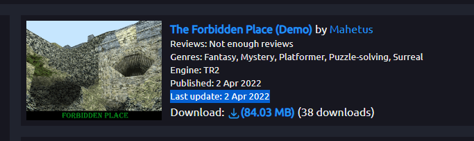 Level List - Last Updated Date Stuck · Issue #217 · rr-/TRCustoms · GitHub