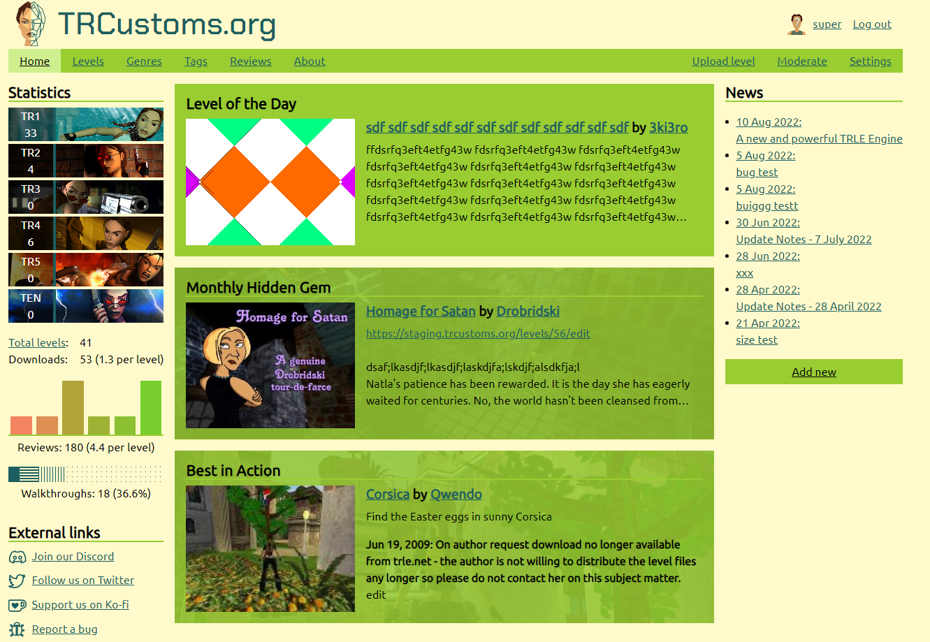 Homepage redesign · Issue #316 · rr-/TRCustoms · GitHub