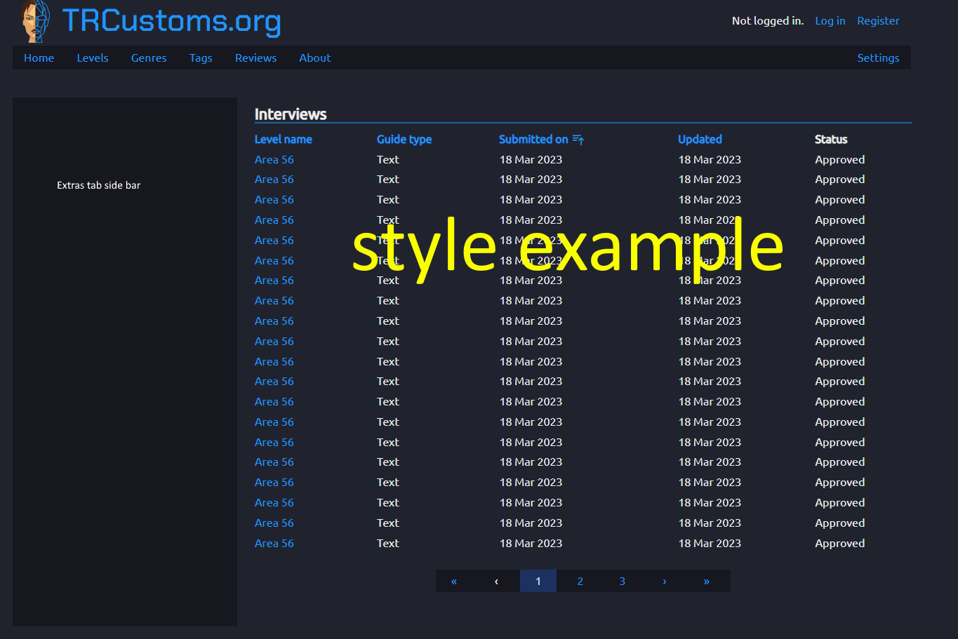 Extra Tab Page - Interviews · Issue #87 · rr-/TRCustoms · GitHub