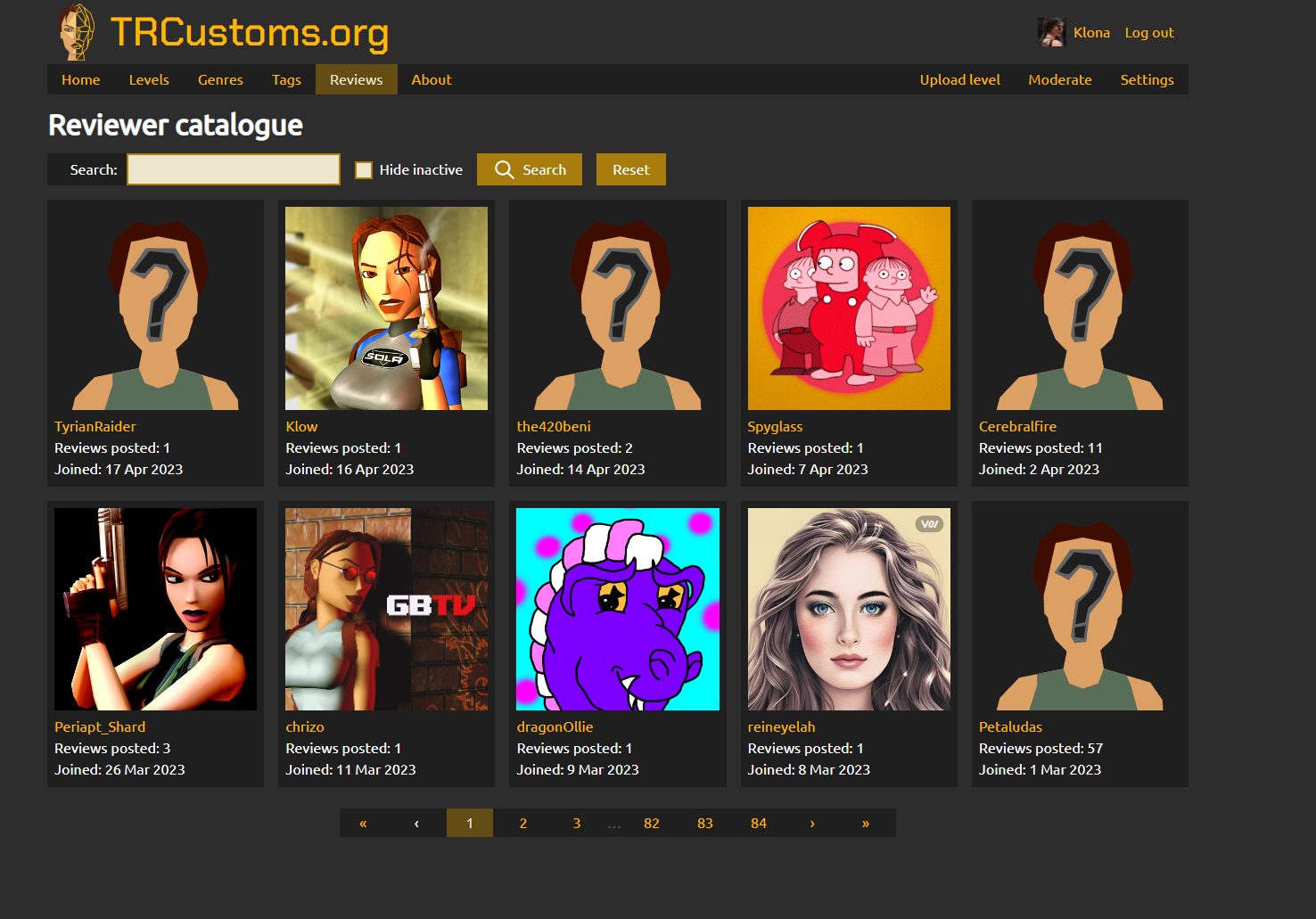 Headers for reviewer lounge · Issue #360 · rr-/TRCustoms · GitHub