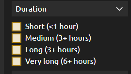 Rename duration filters · Issue #348 · rr-/TRCustoms · GitHub