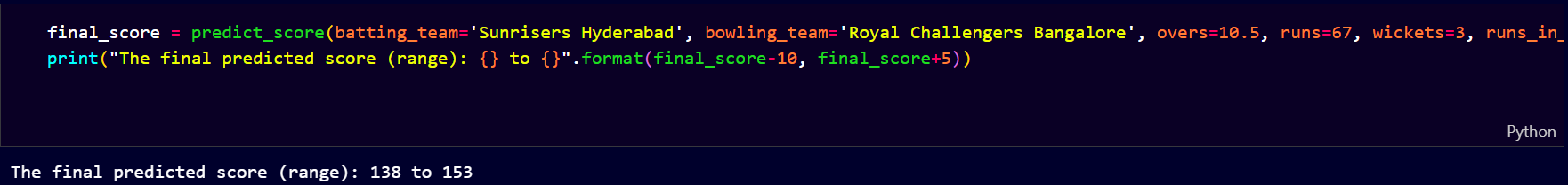 GitHub - shishir0611/IPL-Score-Prediction: To predict the first innings ...