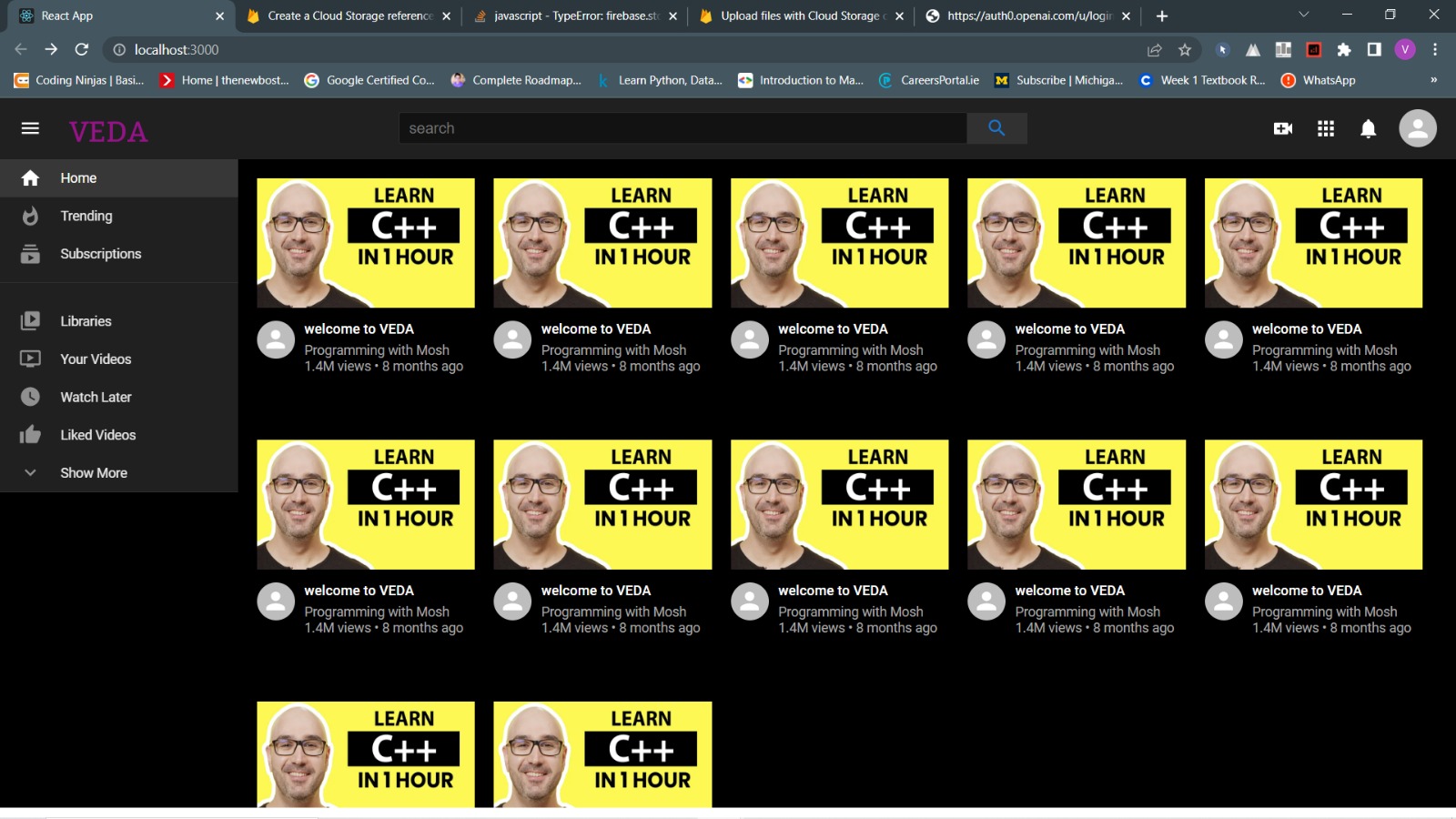 GitHub - varshitreddy/Veda-NewAgeEducation: A video streaming platform for educational use