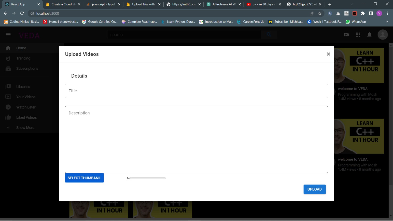 GitHub - varshitreddy/Veda-NewAgeEducation: A video streaming platform for educational use