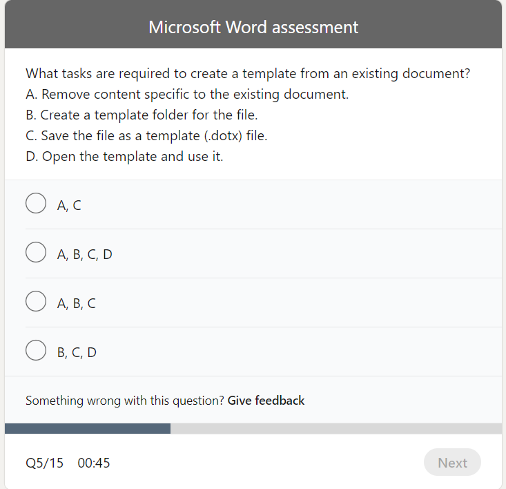 2 New Questions In Microsoft Word Test · Issue 5658 · Ebazhanov Linkedin Skill Assessments