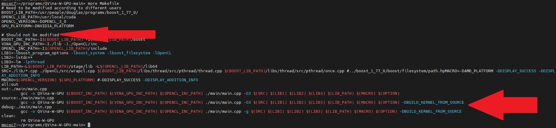 Err-1001:CL_PLATFORM_NOT_FOUND_KHR · Issue #1 · DeltaGroupNJUPT/QVina-W-GPU · GitHub