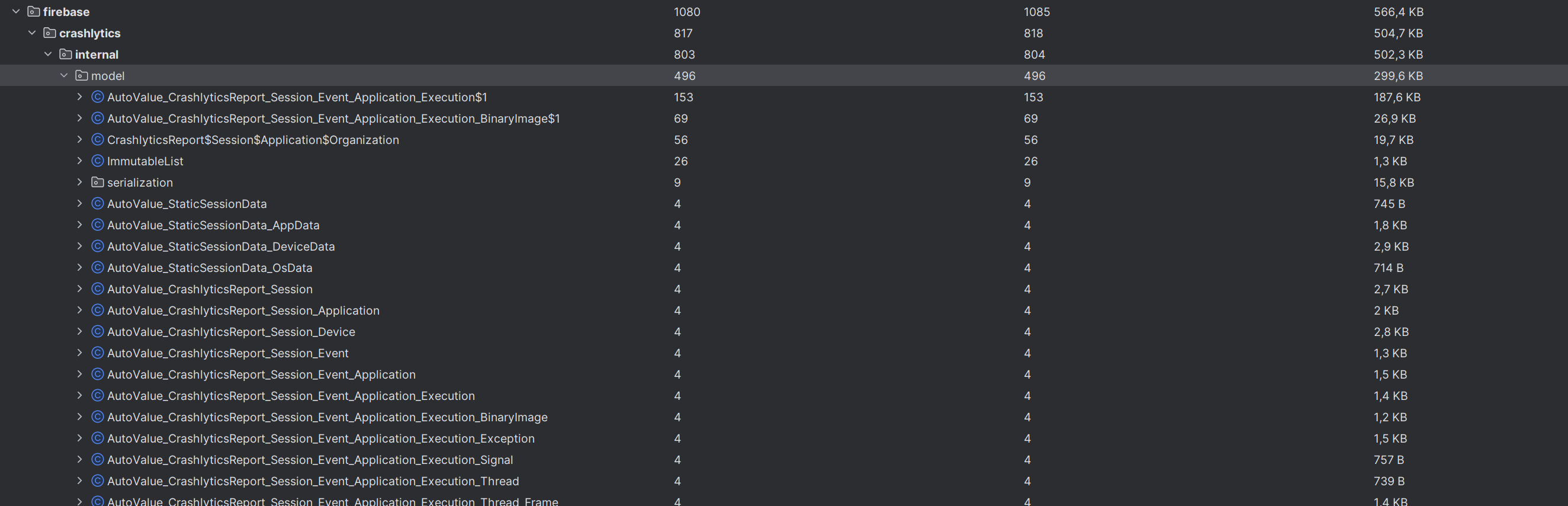 Crashlytics Without Analytics Adds More Than 500kb To Dex · Issue 4235 · Firebasefirebase 5983
