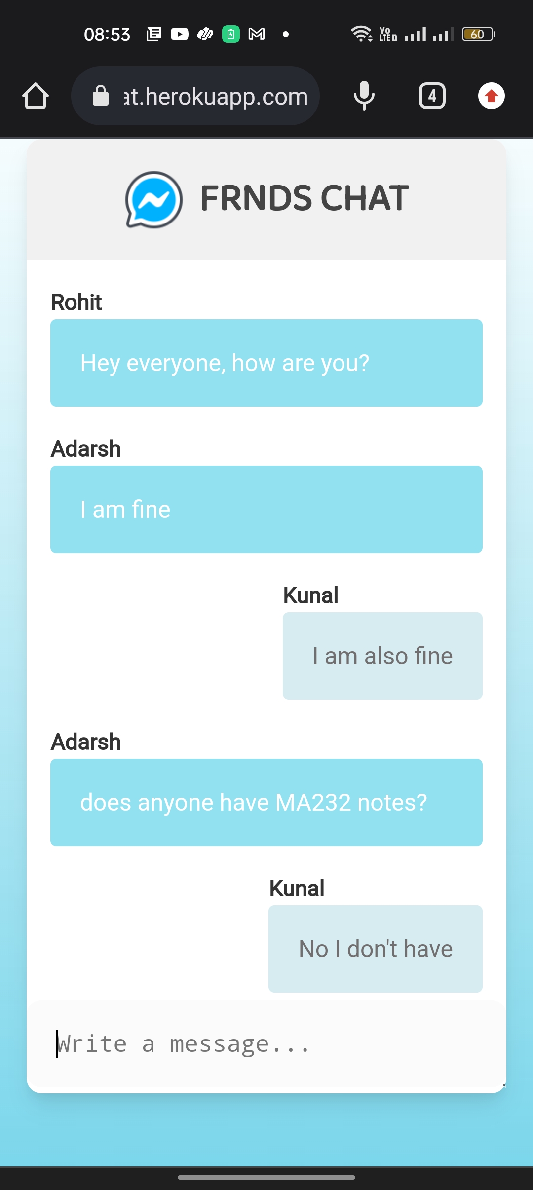 GitHub - eshu-patel/Chat-app: Created a real-time chat-app using HTML ...