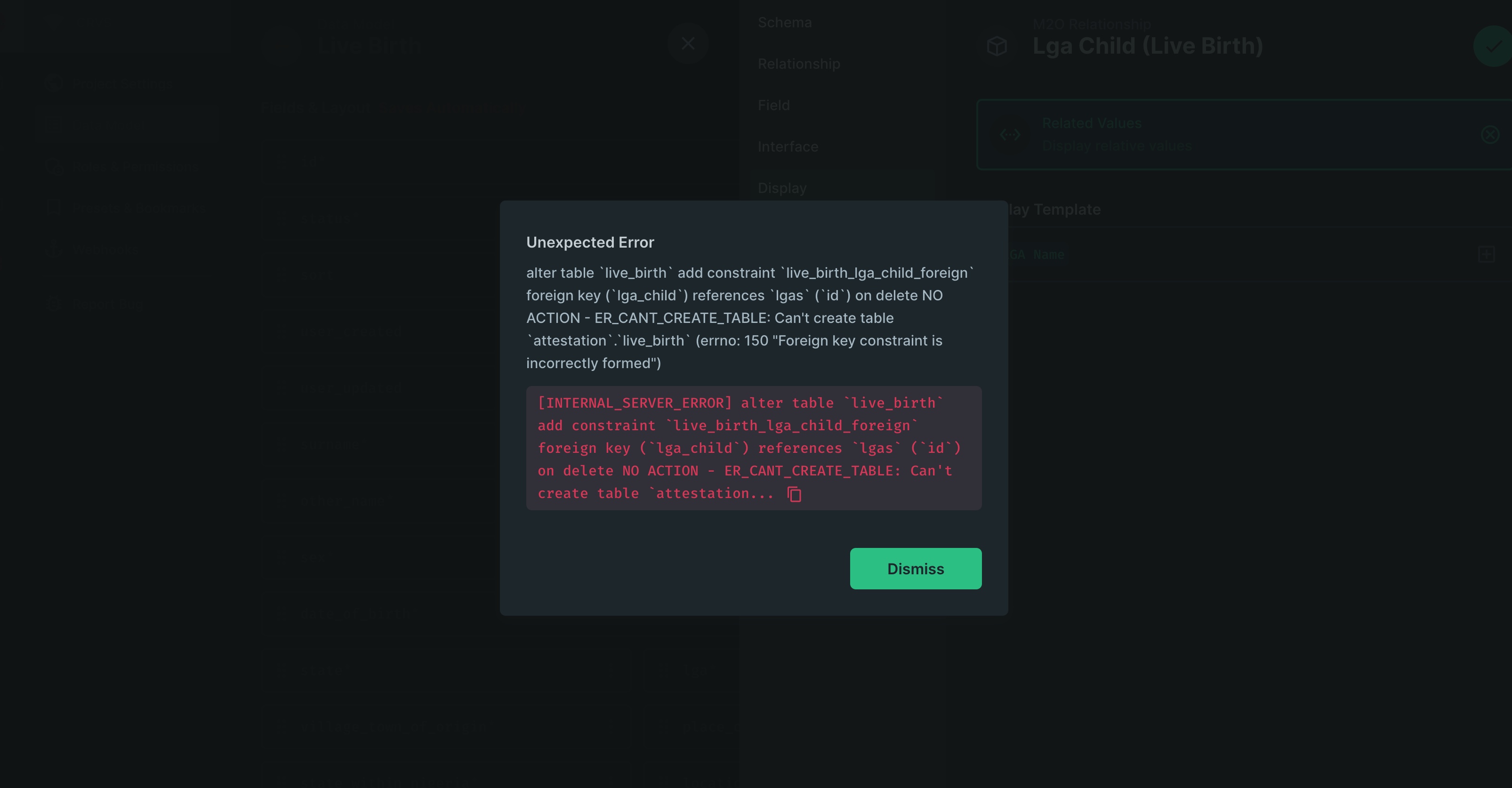 Error when configuring existing foreign_key · Issue #6029 · directus/directus · GitHub