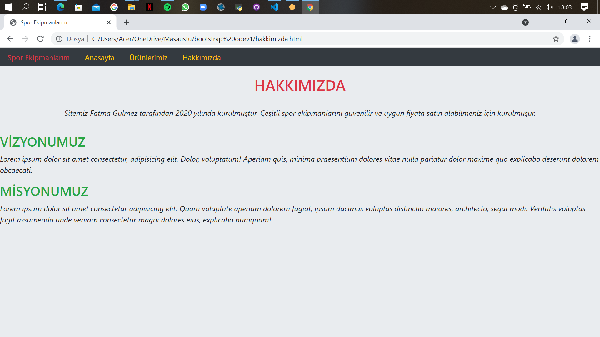 GitHub - fatmagulmez/bootstrap-odev-1