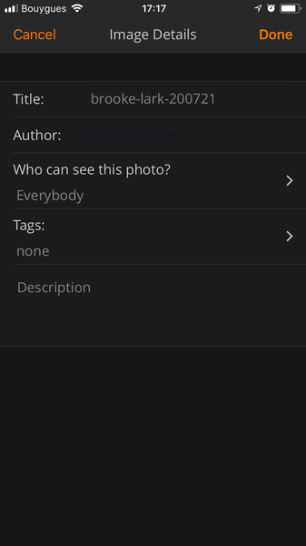 show thumbnail when editing a photo · Issue #235 · Piwigo/Piwigo-Mobile · GitHub